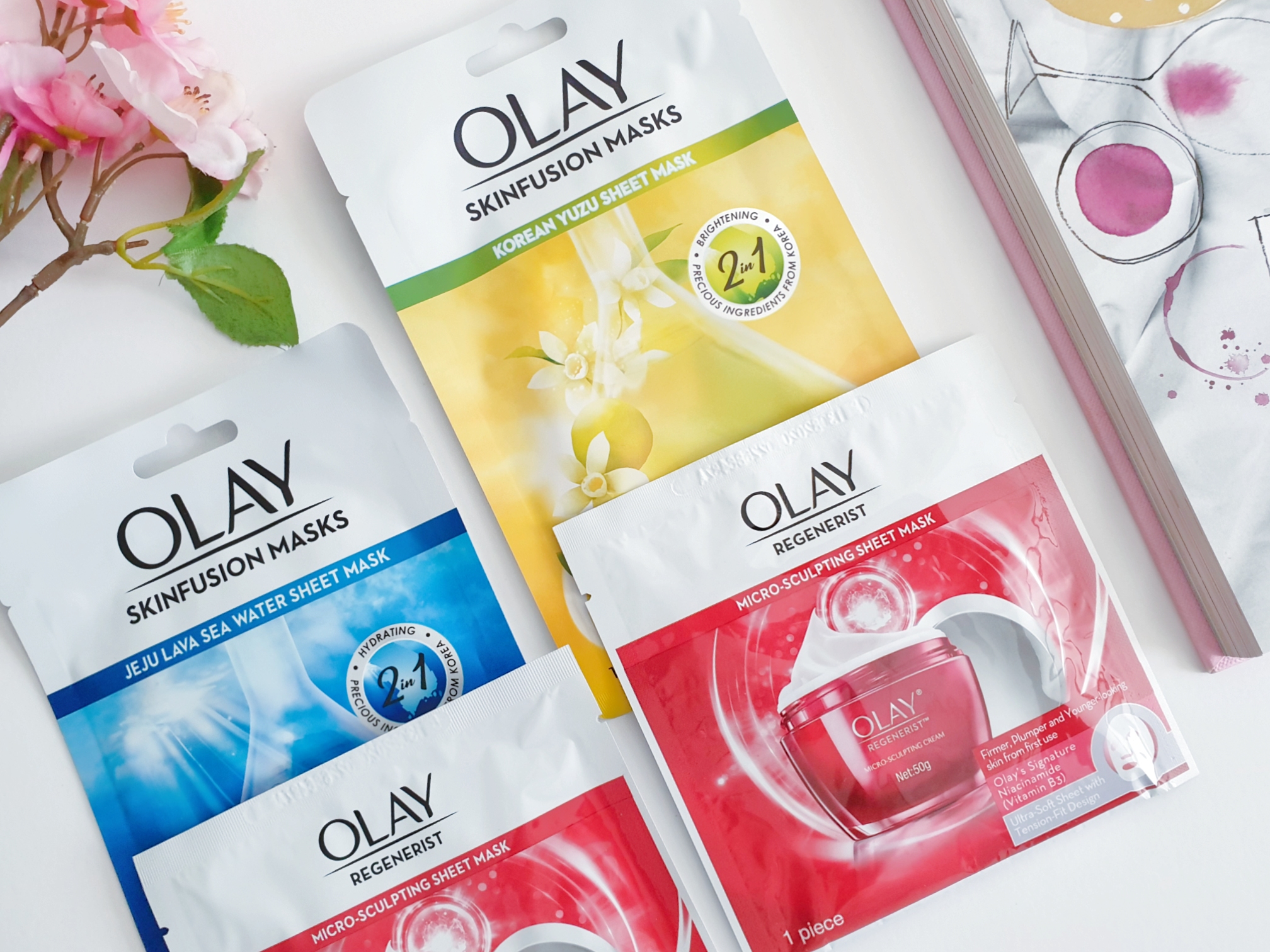 Olay Sheet Masks – Skinfusion & Micro-sculpting